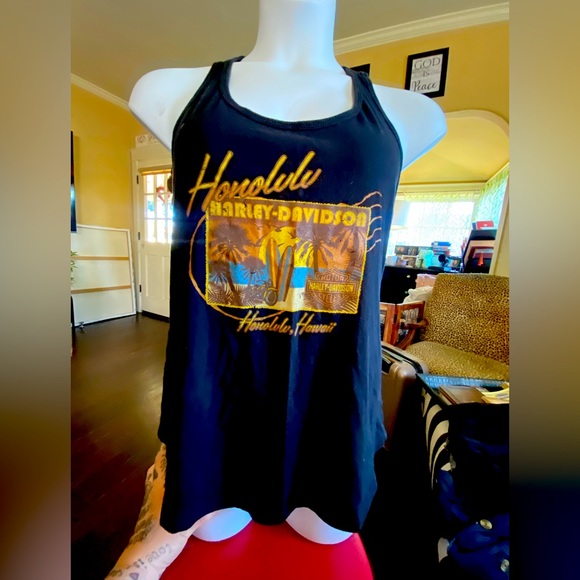 Harley-Davidson | Tops | Honolulu Harley Davidson Tank | Poshmark